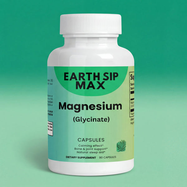 Magnesium Glycinate for Sleep, Stress & Muscle Relaxation High Absorpt ...